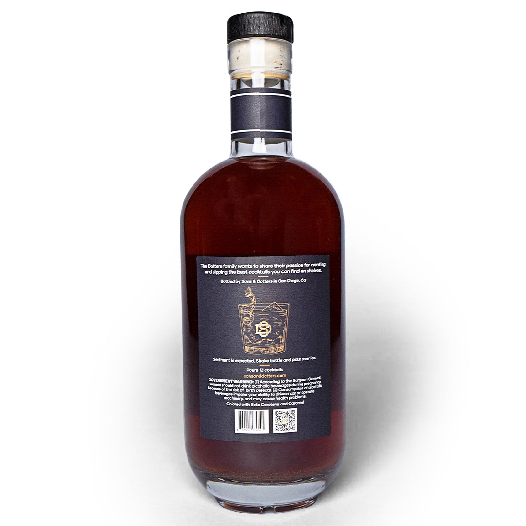 Sons & Dotters Premium Bottled Old Fashioned | 2x Double-Gold Winner