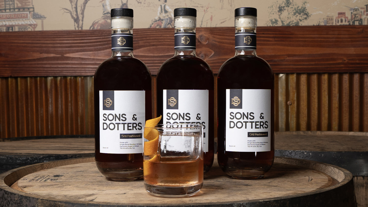 Sons & Dotters Premium Pre-Batched Bottled Old Fashioned