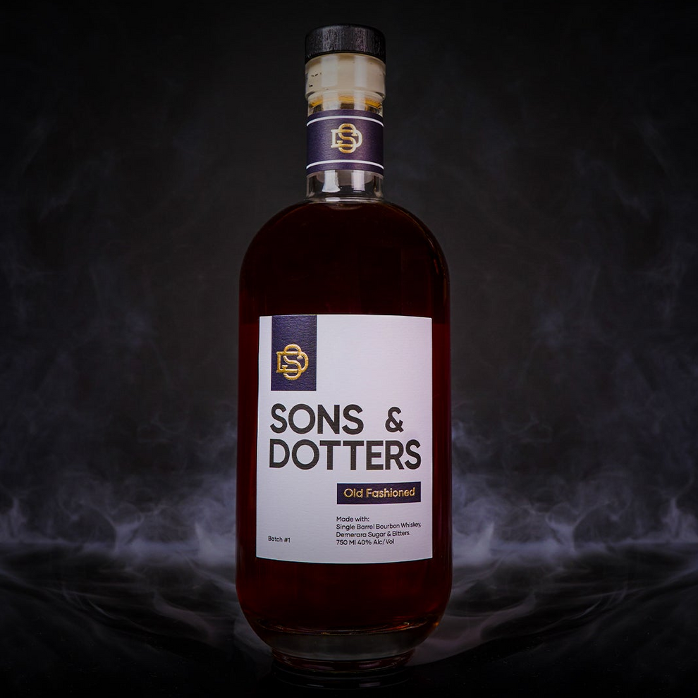 Sons & Dotters Old Fashioned: Bottled Cocktail (750ml bottle)